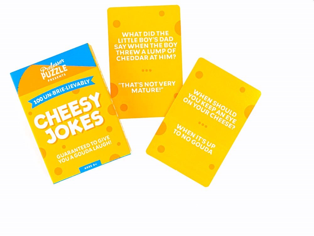 Cheesy Jokes Cards | Boxful Events