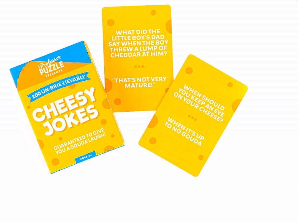 Cheesy Jokes Cards | Boxful Events