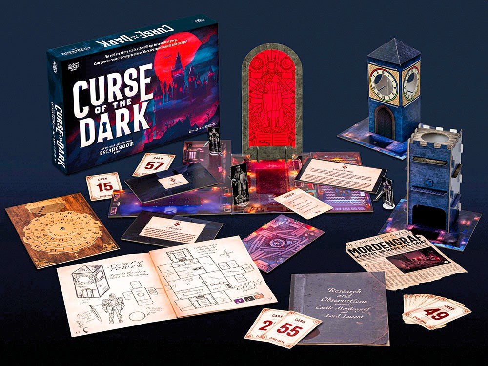 Curse of the Dark Escape Room Game | Gothic Puzzle Adventure | Boxful ...