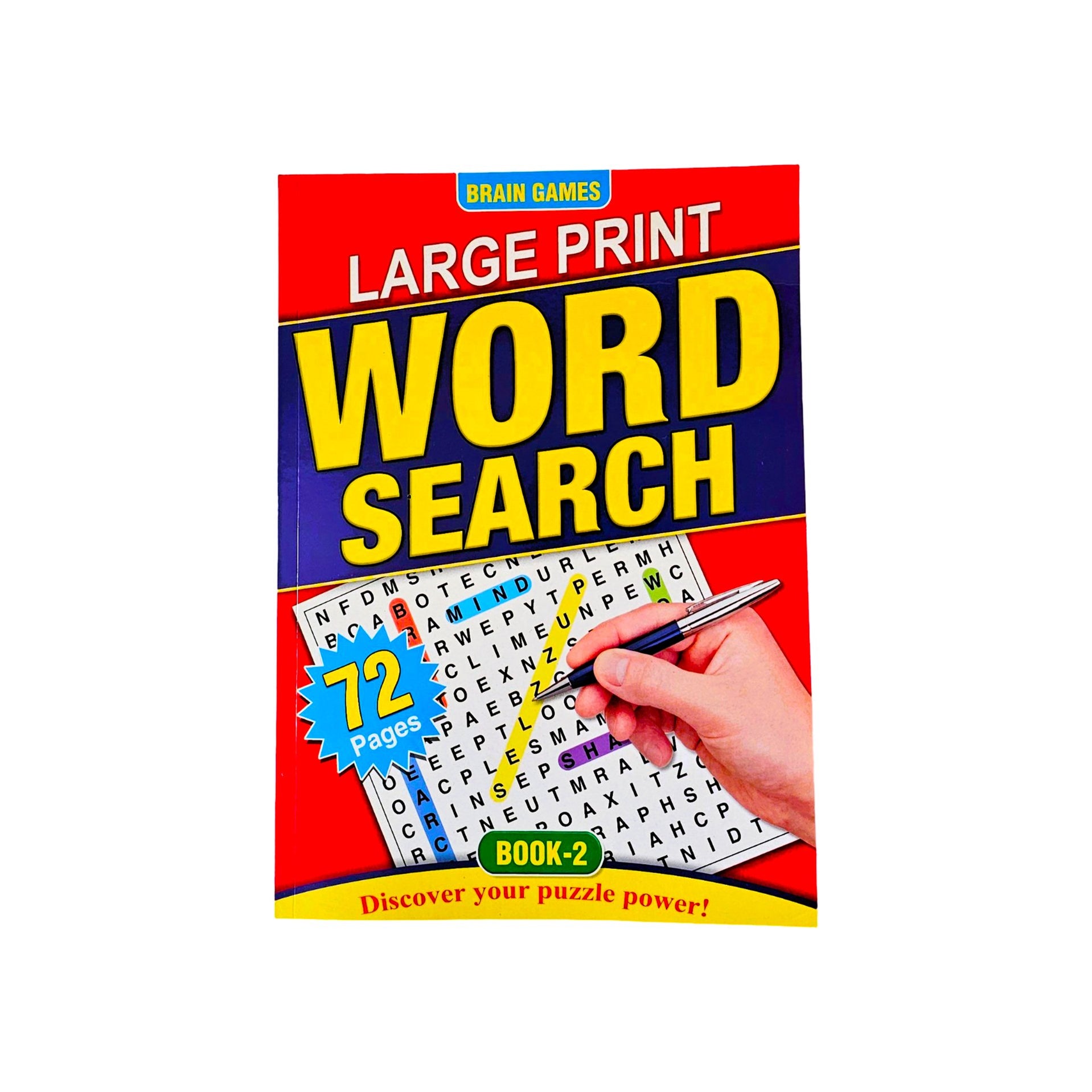 Large Print Word Search Book: Senior Fun — Boxful Events