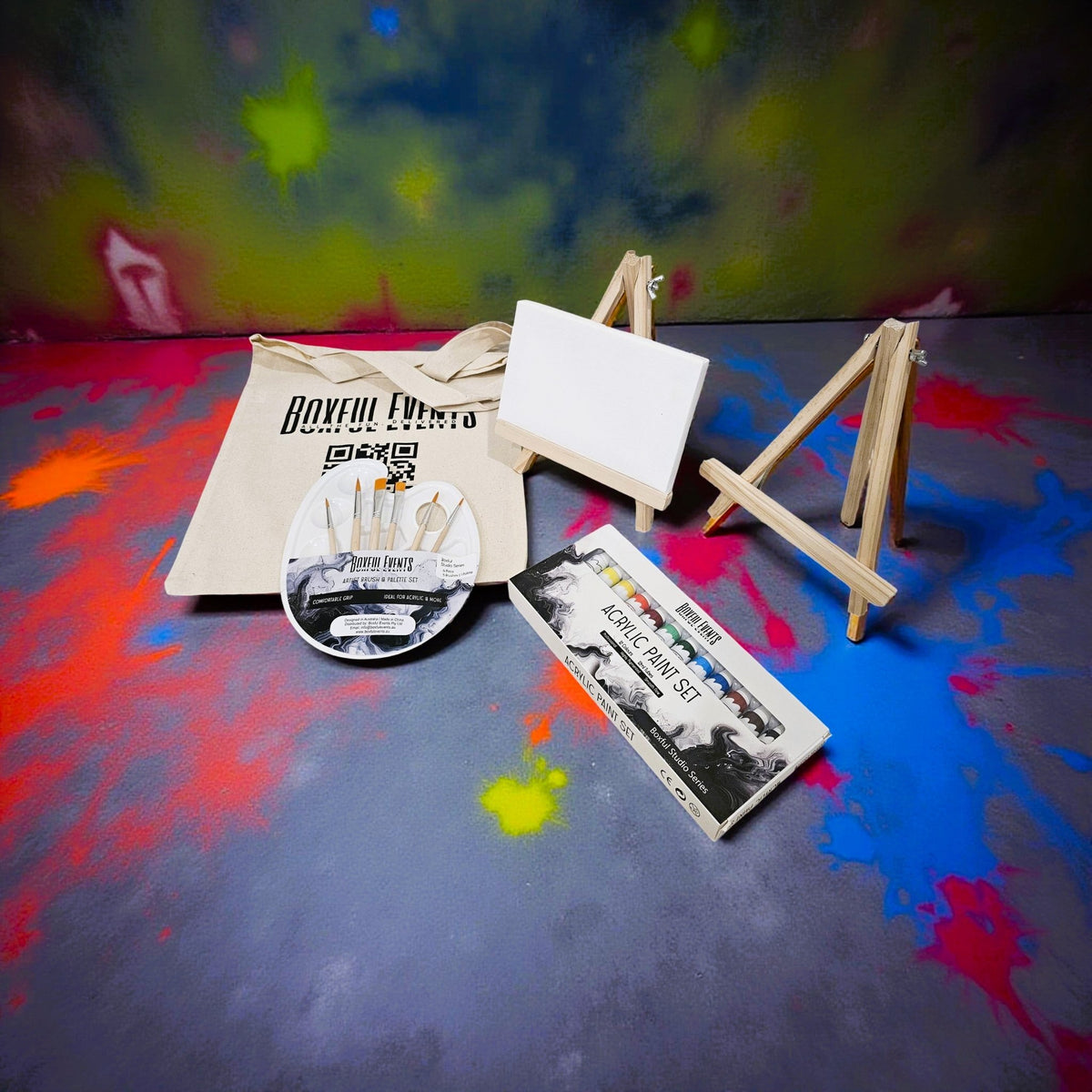Mini Painting Kit | Small Paint Kit | Kids Paint Set | Boxful Events