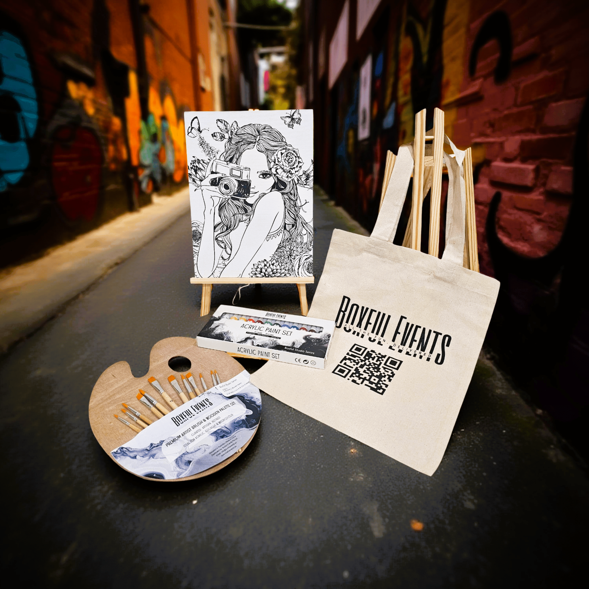 Paint & Sip Kits at Home Australia | Paint Your Partner, Hens & Team ...